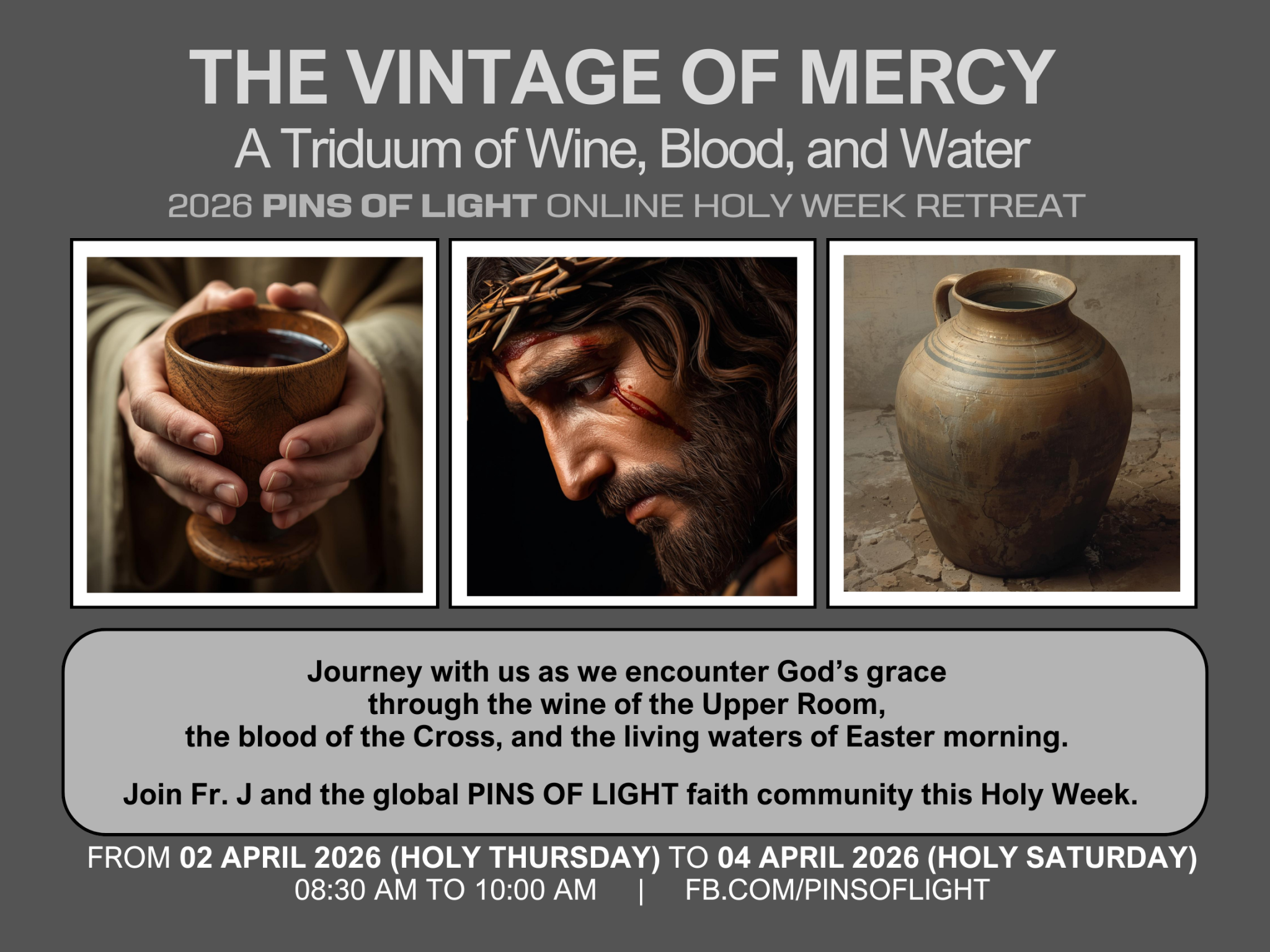 2026 HOLY WEEK RETREAT – PINS OF LIGHT